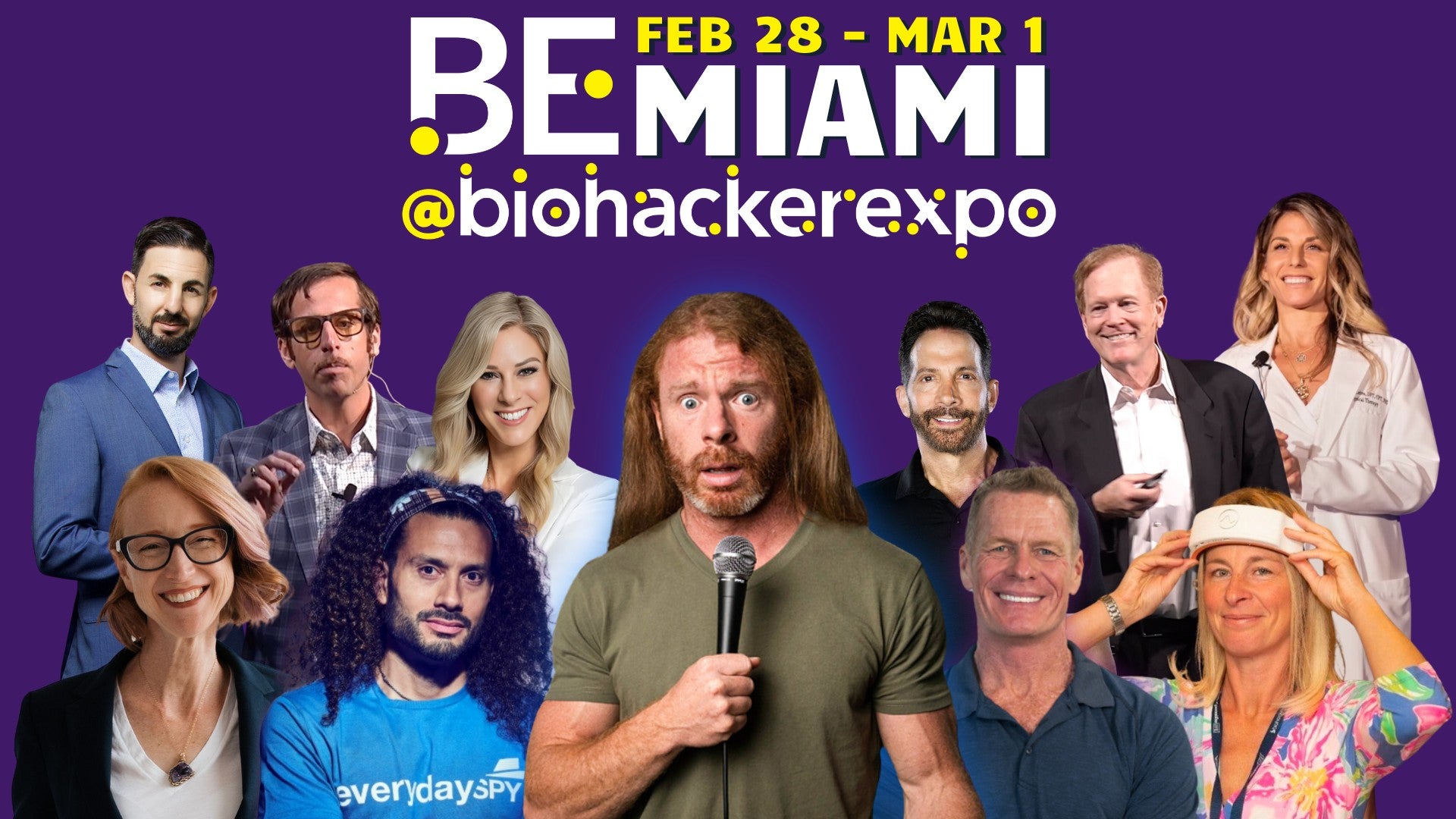 Biohacker Expo is Feb 28 - Mar 1, 2025 in Miami FL